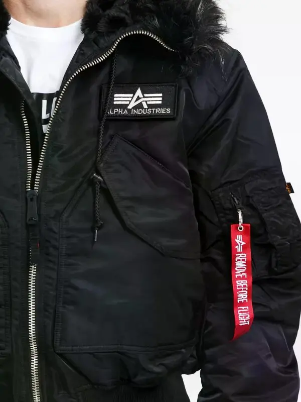 Alpha Industries Faux-fur Hooded Jacket