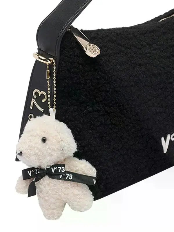 V°73 Textured Tote Bag With Charm