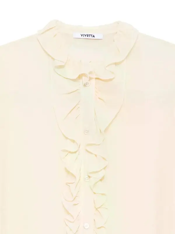Vivetta Ruffled Silk Blouse