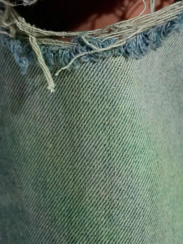 MISBHV Frayed-knee Straight Leg Jeans