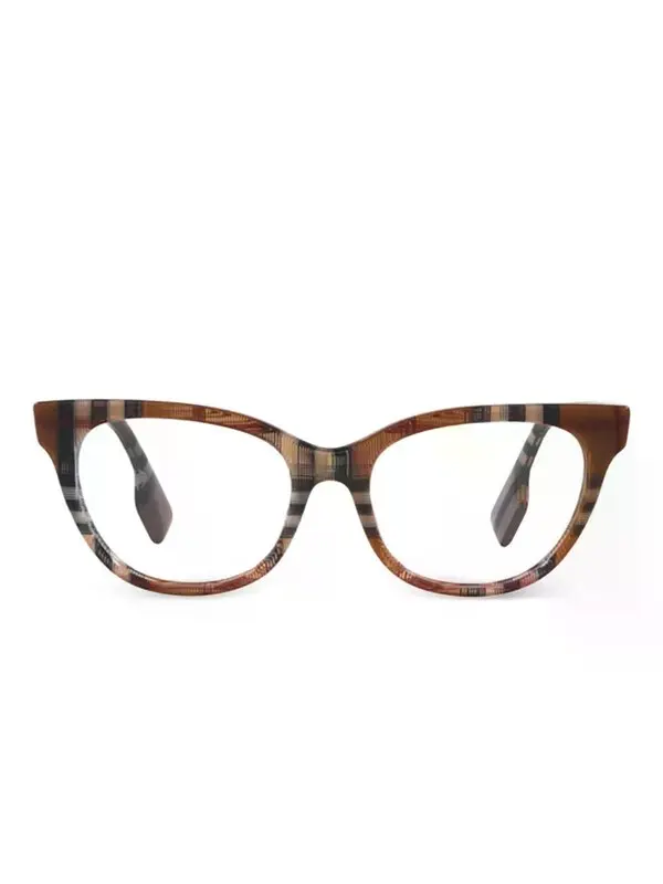 Burberry Evelyn Cat-eye Glasses - Brown