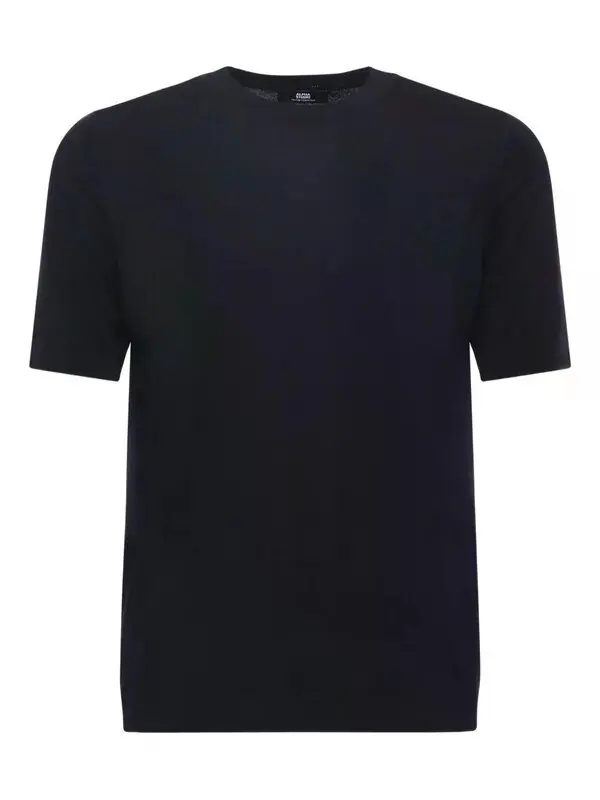 Alpha Studio Short-sleeve Knitted T-shirt