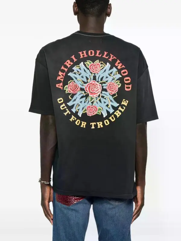 Amiri Out For Trouble T-shirt - Black