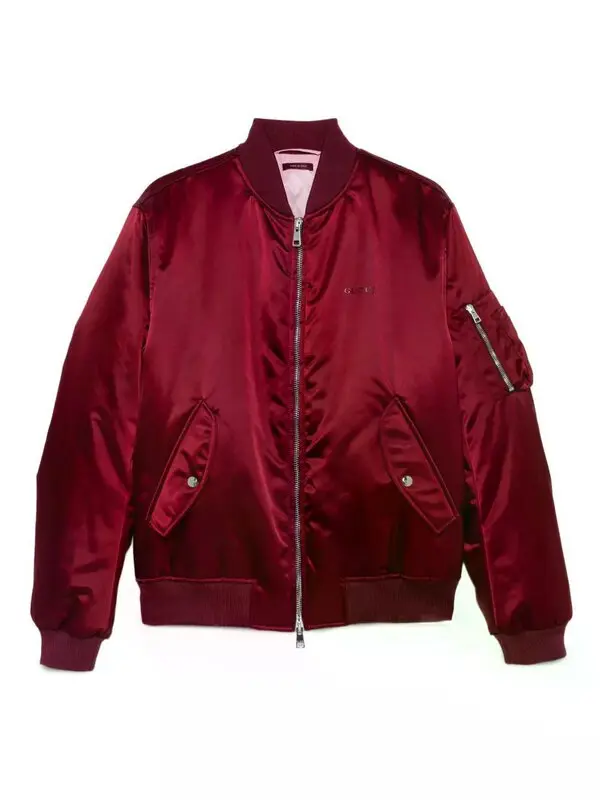 Gucci Satin Bomber Jacket