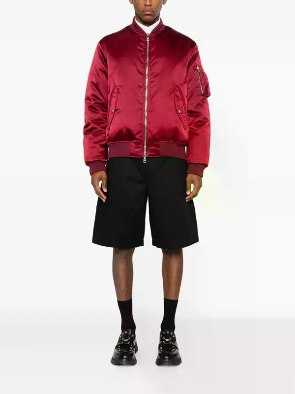 Gucci Satin Bomber Jacket