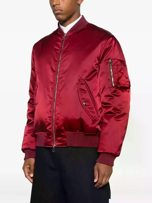 Gucci Satin Bomber Jacket