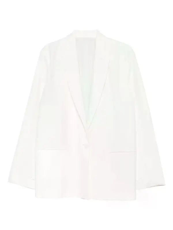 Alberta Ferretti Single-button Notched-lapel Blazer