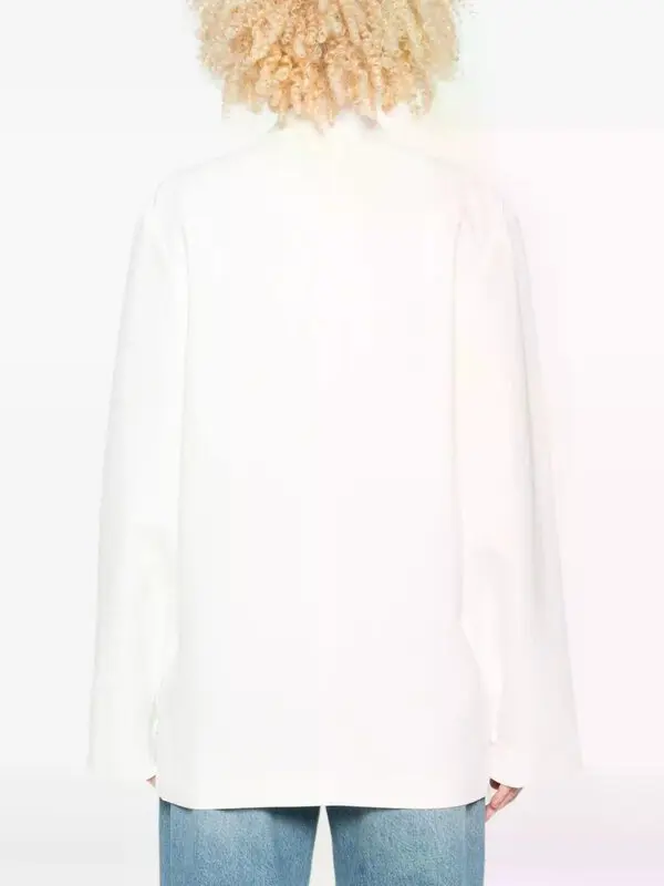 Alberta Ferretti Single-button Notched-lapel Blazer