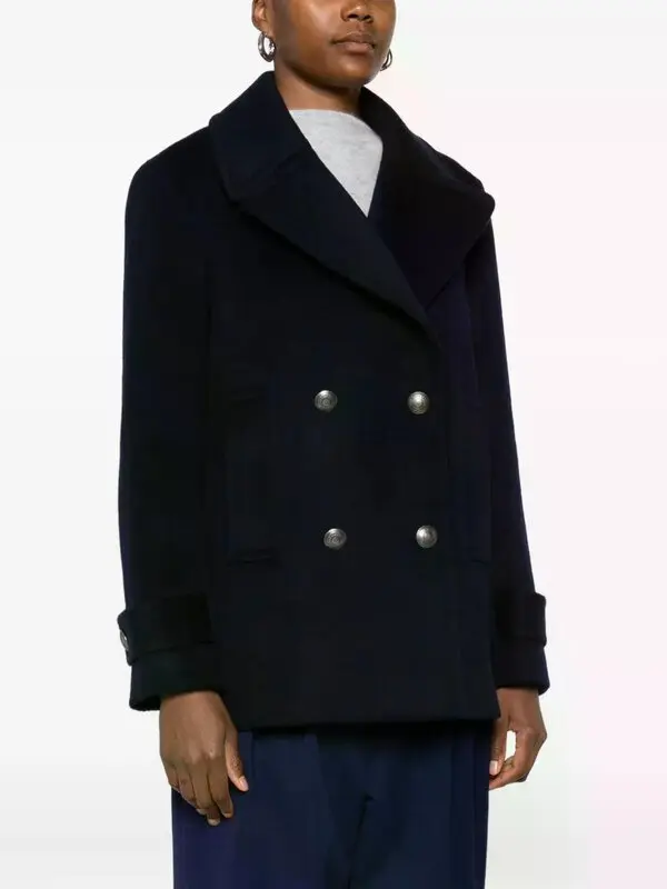 Eric Bompard Double-breasted Notched-lapel Coat