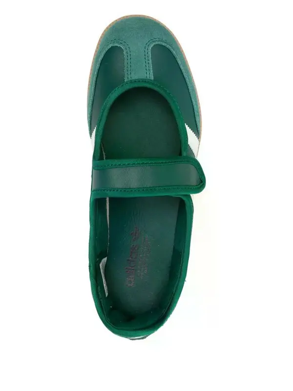 Adidas Samba Jane Three-stripe Sneakers - Green