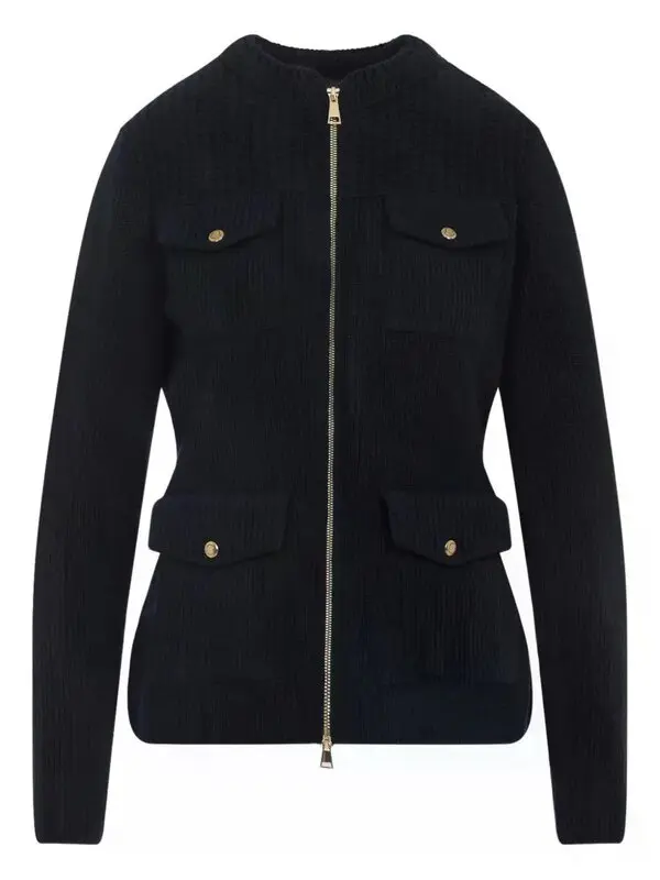 Moncler Ribbed Fitted Jacket