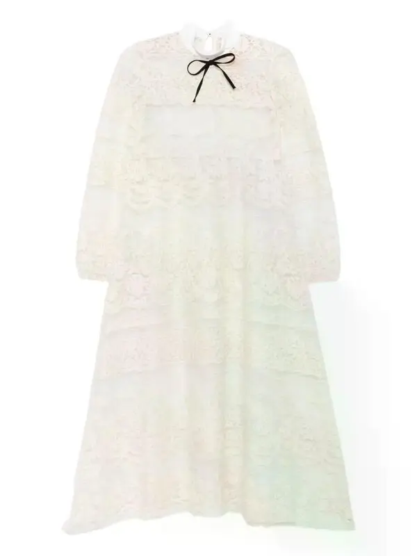 N°21 Lace Bow Maxi Dress