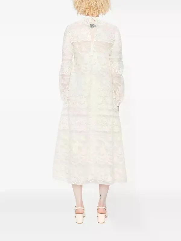 N°21 Lace Bow Maxi Dress