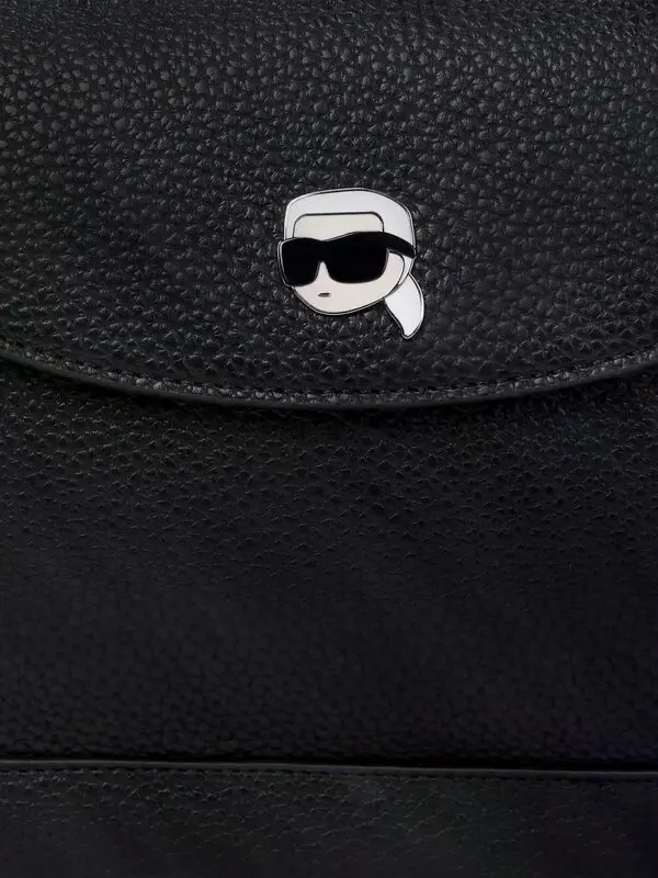 Karl Lagerfeld Ikon Pebble-texture Backpack