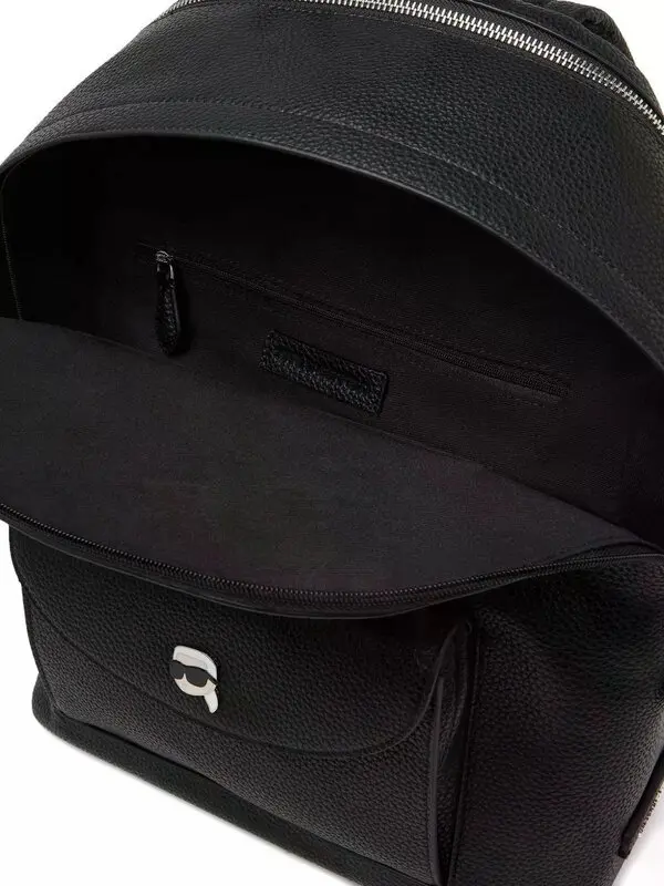 Karl Lagerfeld Ikon Pebble-texture Backpack