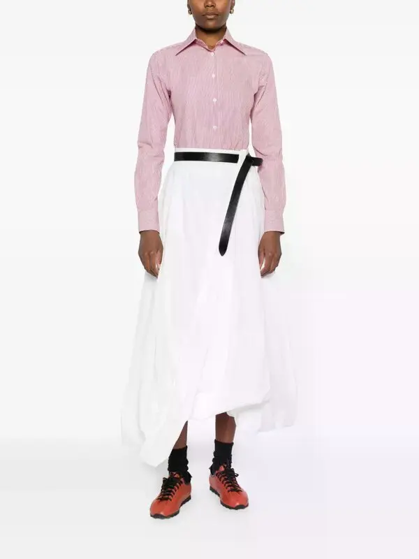 MAZZARELLI Gea Striped Button-down Shirt