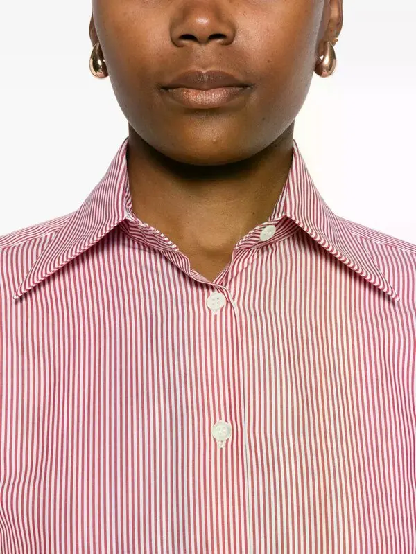 MAZZARELLI Gea Striped Button-down Shirt
