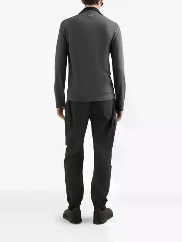 Dolce & Gabbana Half-zip Long-sleeve High Neck Top