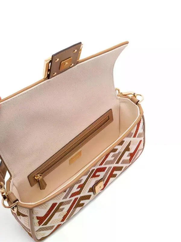 Fendi Medium Baguette Ff-motif Shoulder Bag