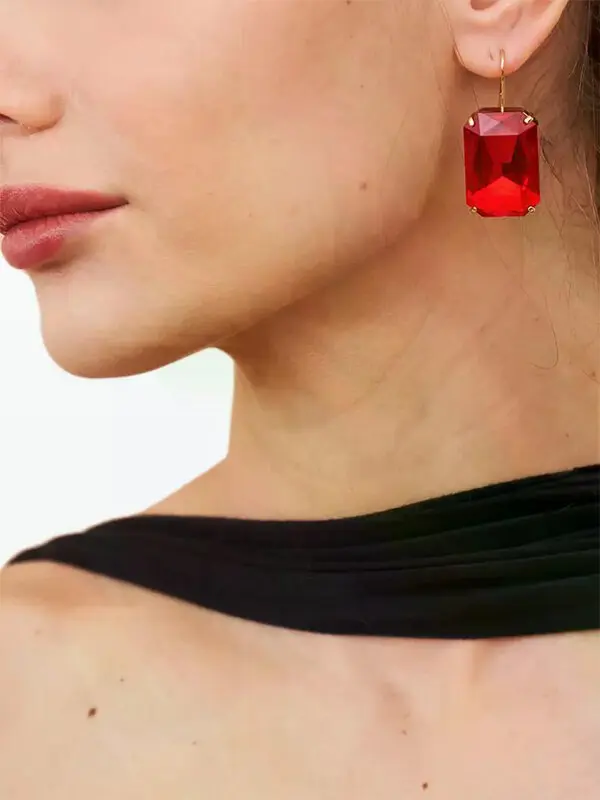 KENNETH JAY LANE Octagon Fishhook Earrings