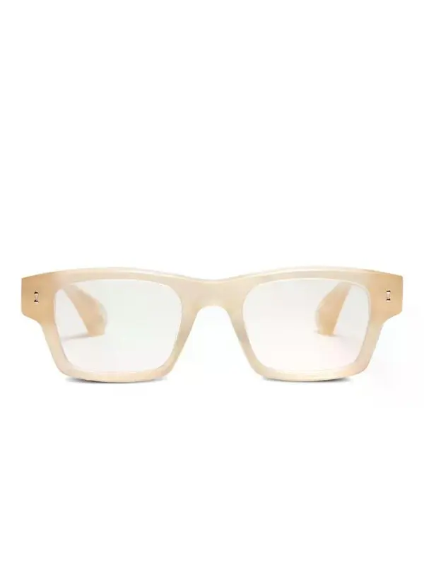 PETER AND MAY Amy Rectangle-frame Glasses - Neutrals