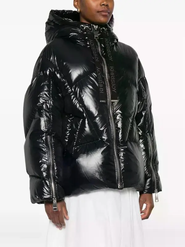 Khrisjoy Quilted Puffer Jacket - Black