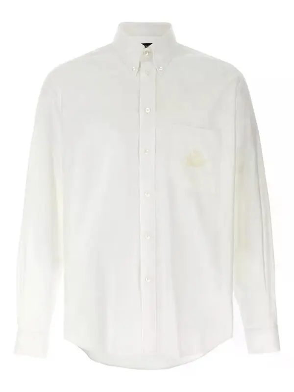 Fendi Crest Shirt - White