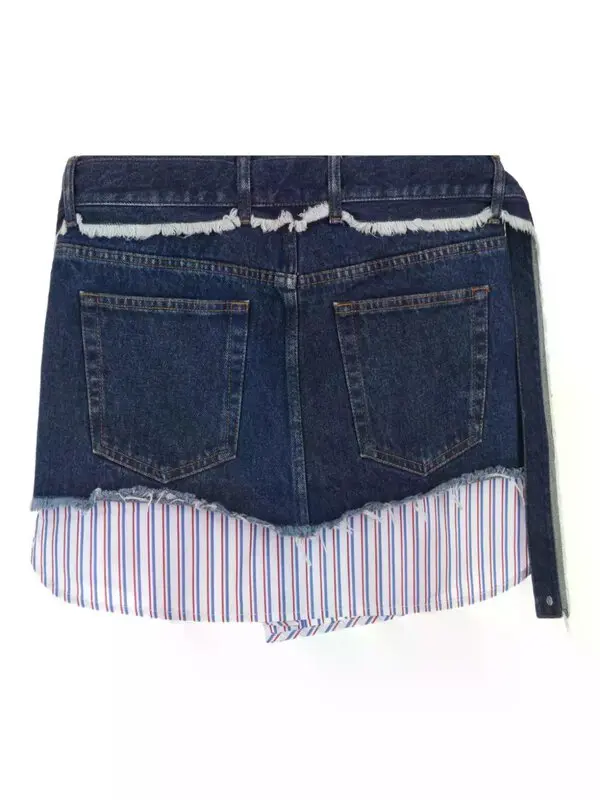 MERYLL ROGGE Belted Denim Skirt