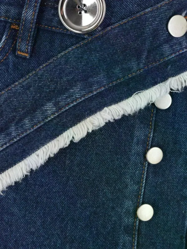 MERYLL ROGGE Belted Denim Skirt