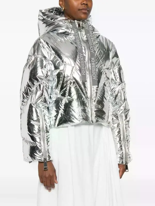 Khrisjoy Quilted Puffer Jacket - Grey