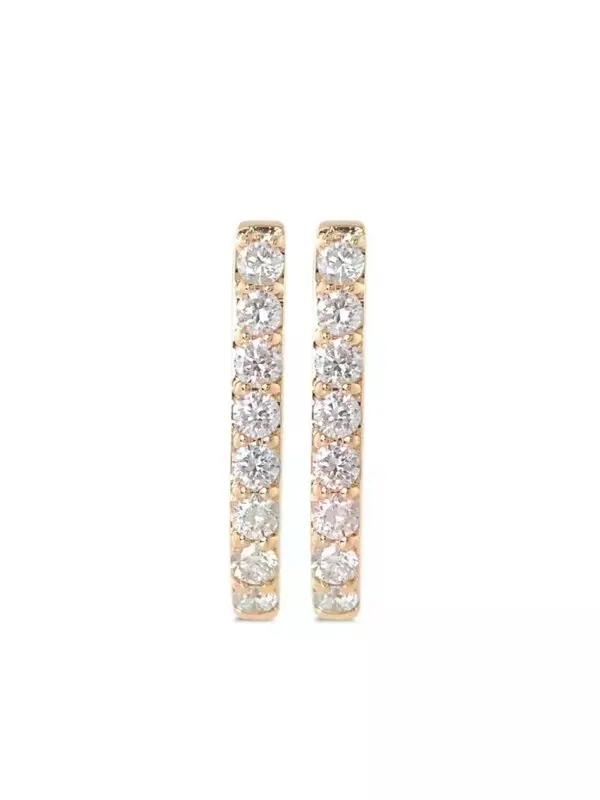 ALINKA 18k Rose Gold Diamond Single Earring - Pink