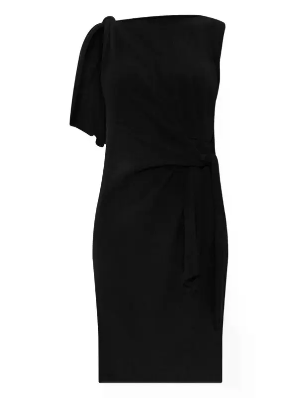 Moschino Sleeveless Knitted Mini Dress - Black