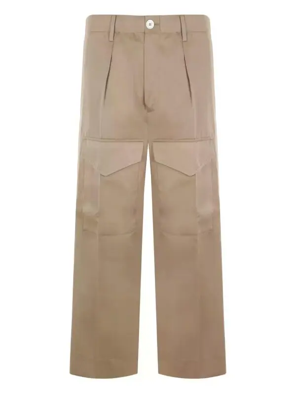 SETCHU Cropped Cotton Cargo Trousers
