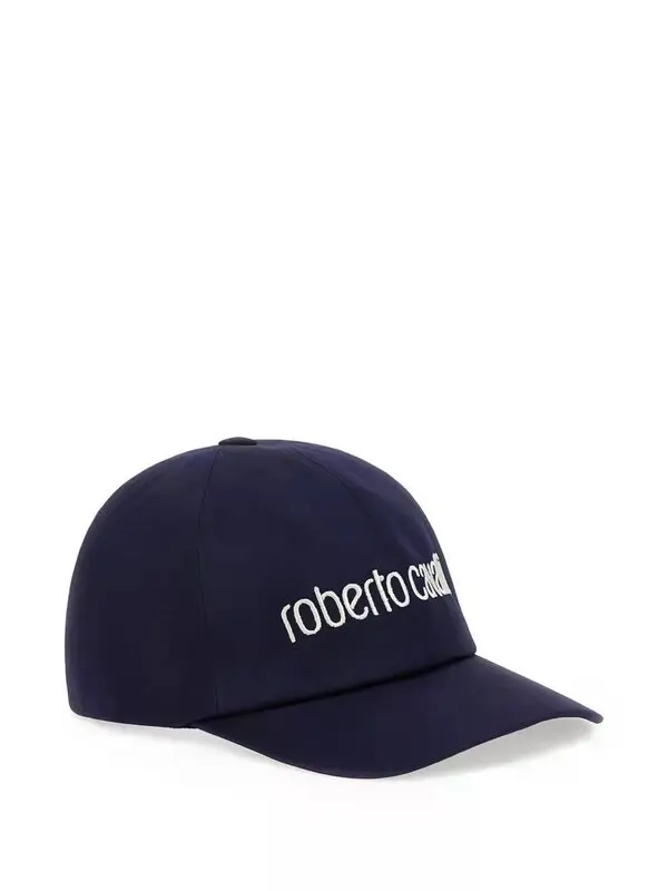 Roberto Cavalli Embroidered Logo Baseball Cap - Blue