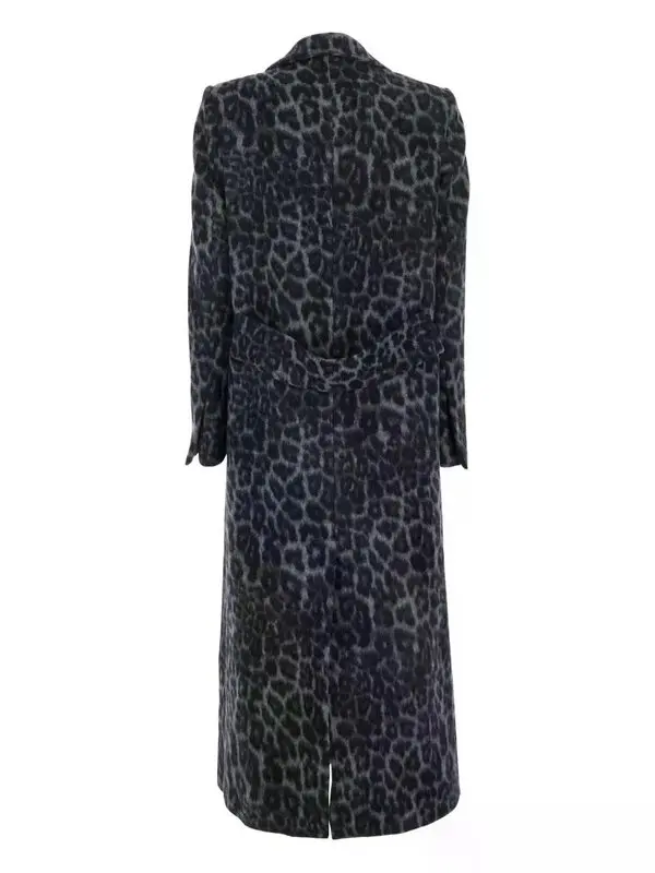 Federica Tosi Leopard-print Wool Coat