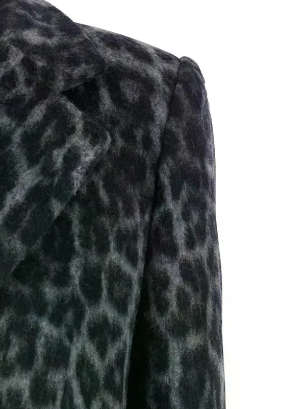 Federica Tosi Leopard-print Wool Coat