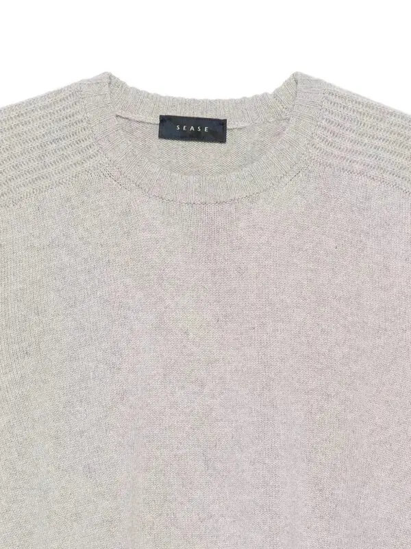 Sease Ribbed-panel Sweater