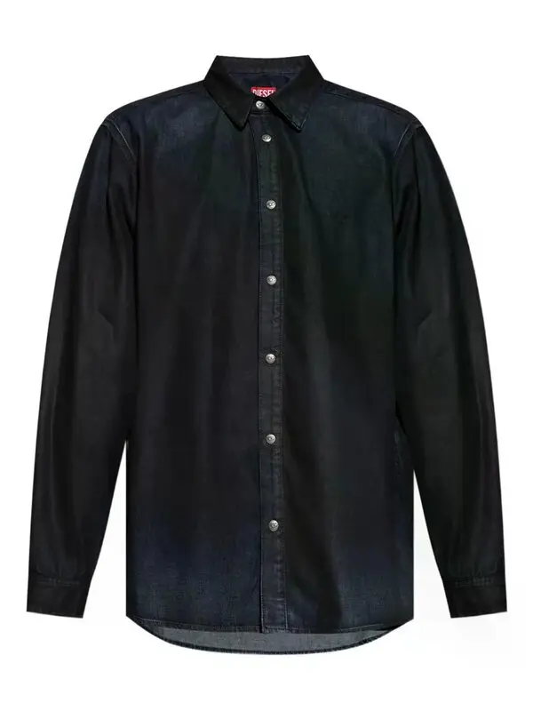 DIESEL® Logo-button Denim Shirt