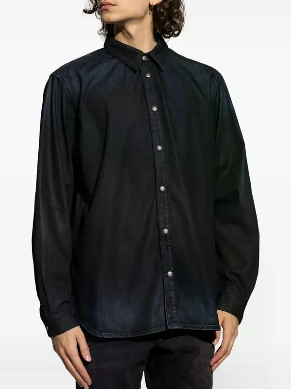 DIESEL® Logo-button Denim Shirt
