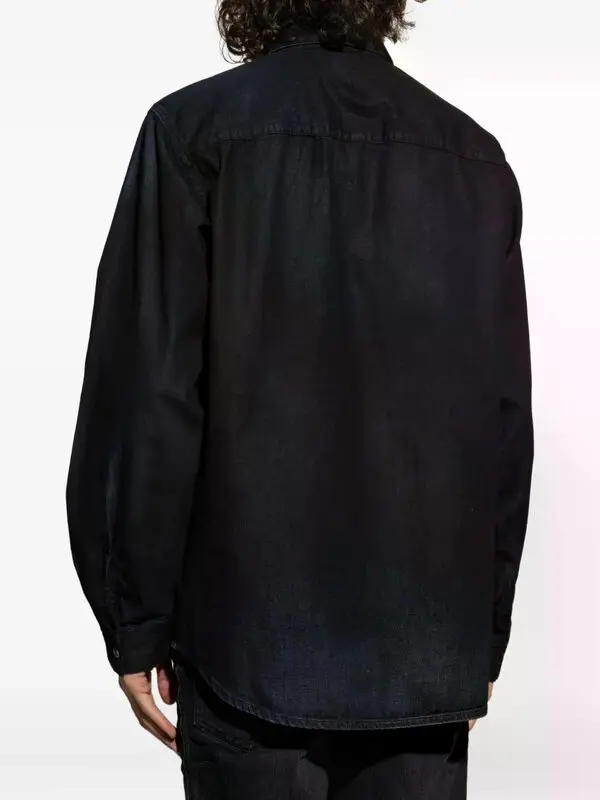 DIESEL® Logo-button Denim Shirt