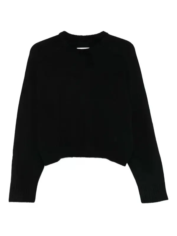 Loulou De Saison Round-neck Crop Sweater
