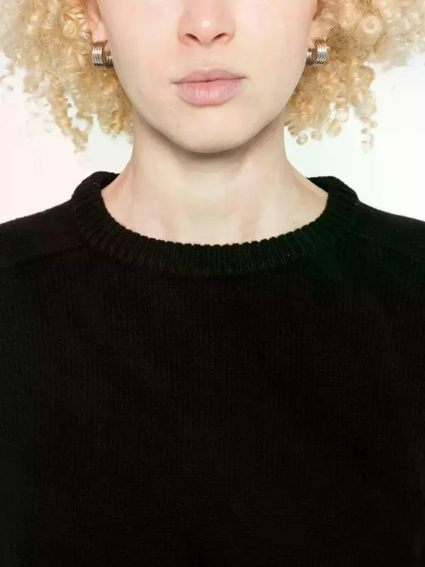 Loulou De Saison Round-neck Crop Sweater