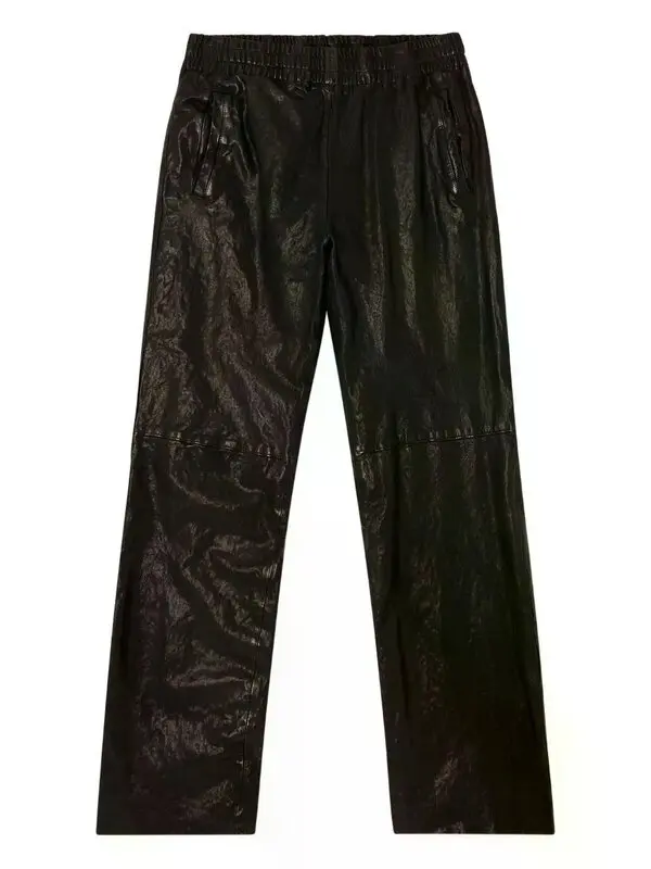 DIESEL Leather Trousers