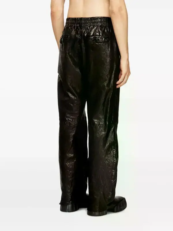 DIESEL Leather Trousers
