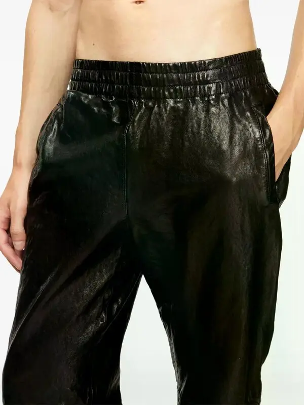 DIESEL Leather Trousers