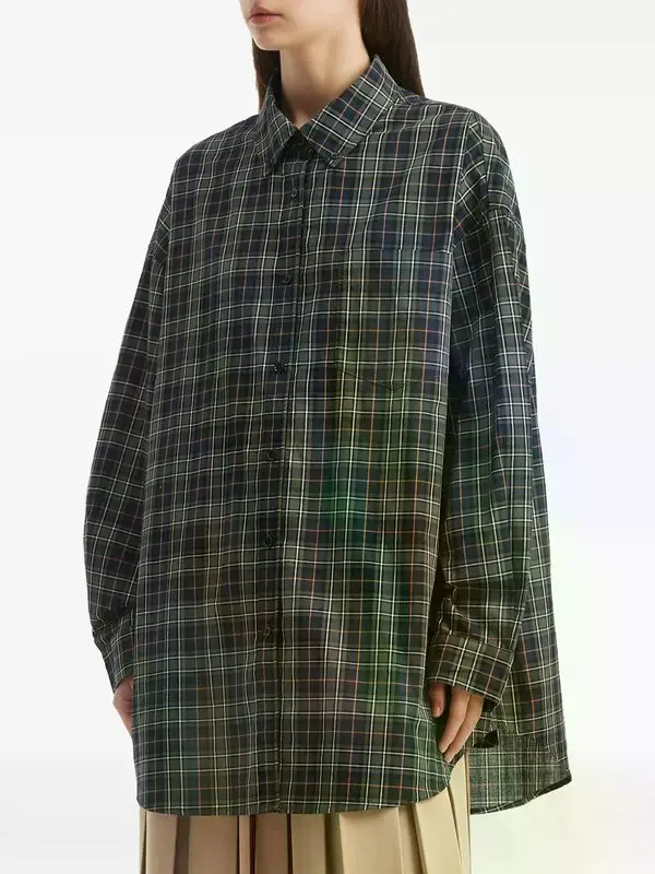 B+AB Checked Cotton Shirt