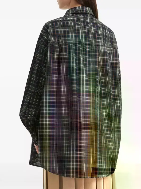 B+AB Checked Cotton Shirt