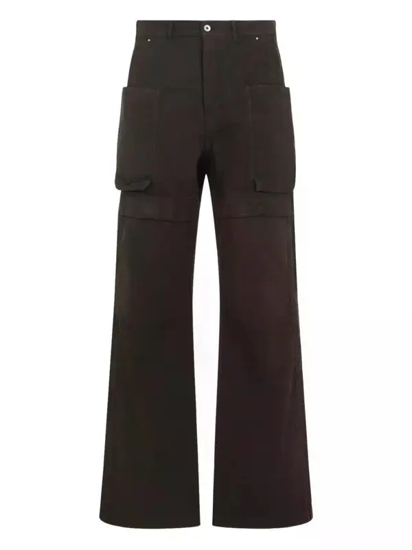 Rick Owens Double-pocket Straight-leg Trousers - Brown