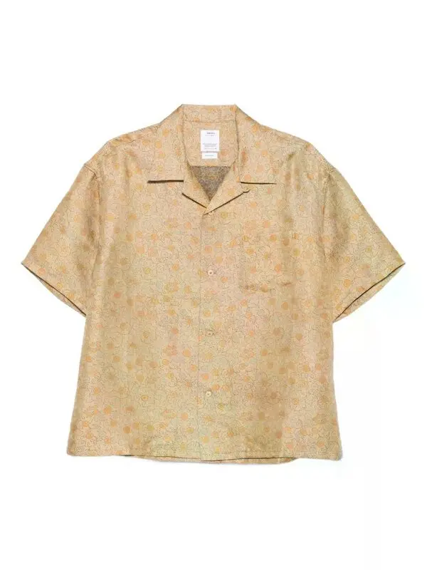 Visvim Crosby Floral-jacquard Shirt