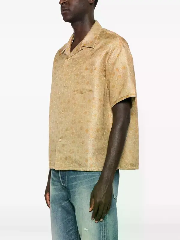 Visvim Crosby Floral-jacquard Shirt